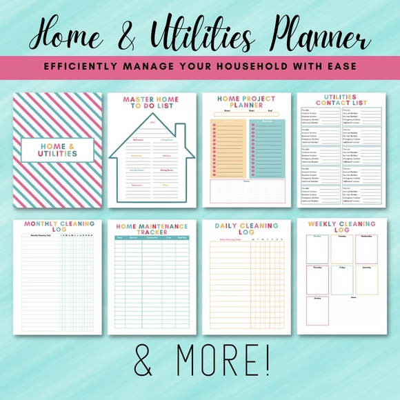 Office | Printable Home Management Binder | Poshmark